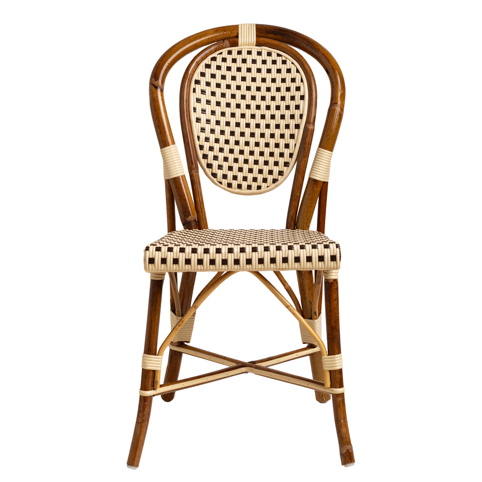 Cream and Brown Mediterranean Bistro Chair (E) – Maison Midi