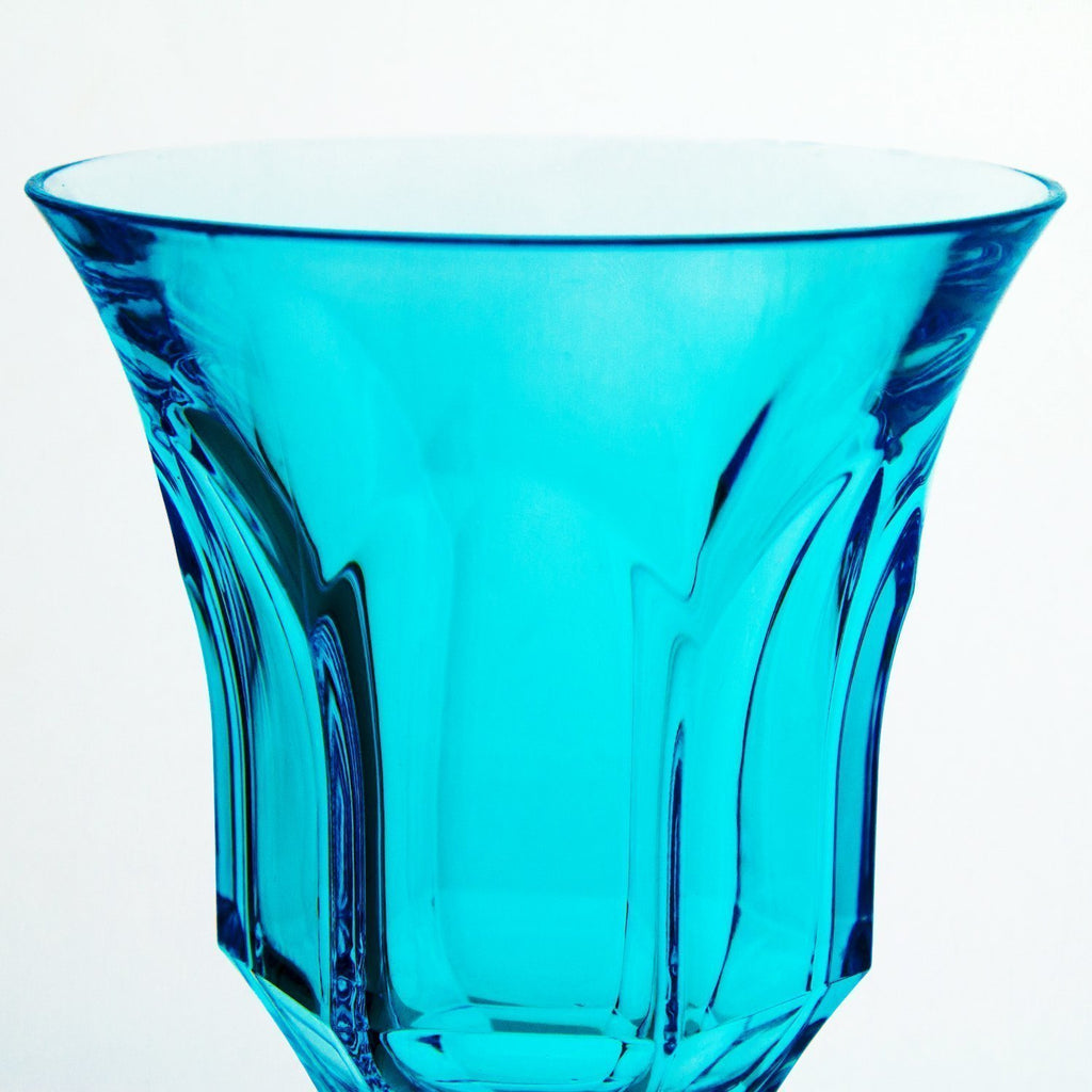 Turquoise Mario Luca Giusti V&A Acrylic Wine Glass (4oz) — Maison Midi