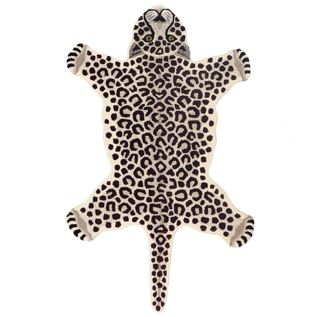 Snow Leopard Animal Rug (Large) – Maison Midi