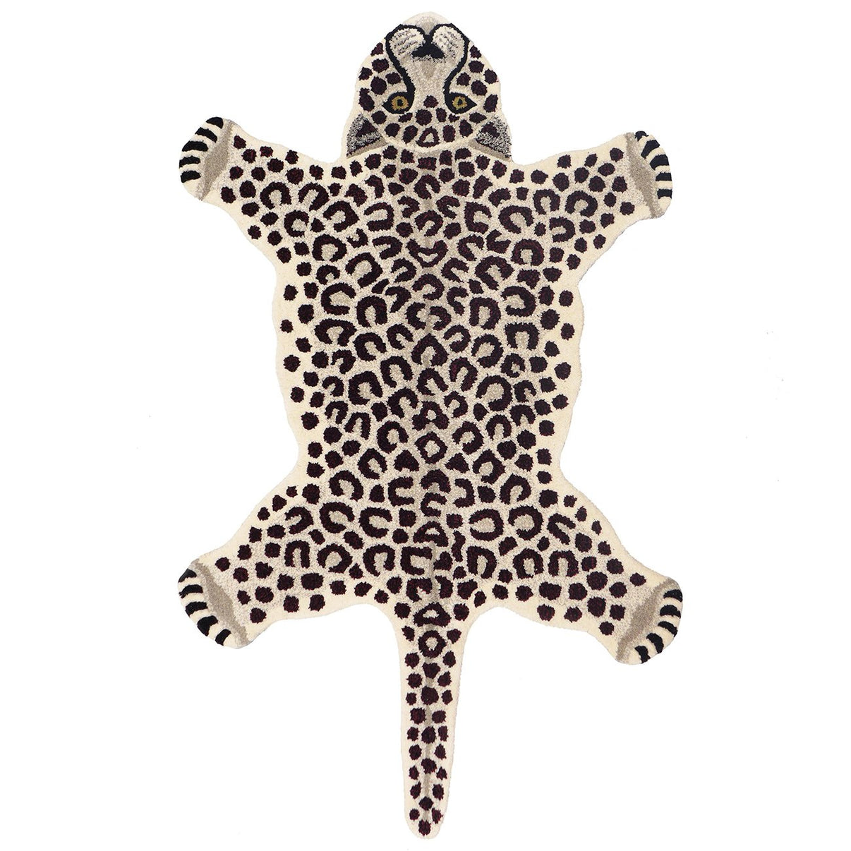 Snow Leopard Animal Rug (Large) – Maison Midi